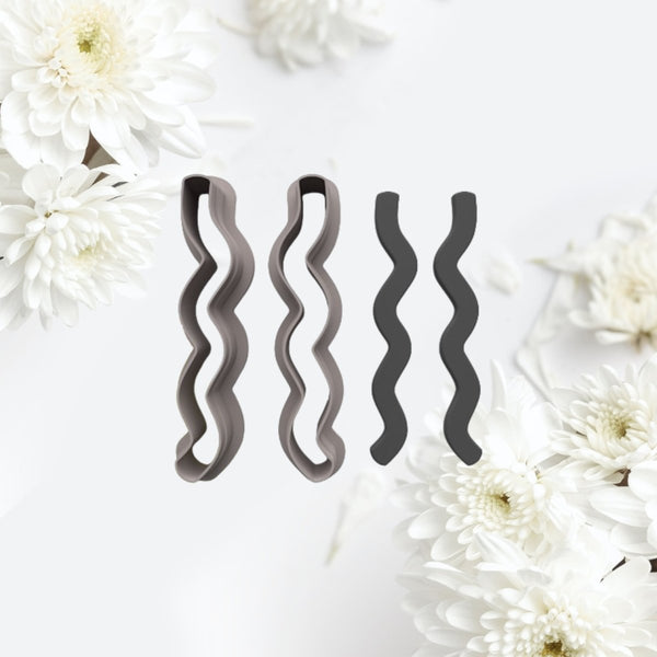 Swirls-Shape Mirror Cutters - Chickadee