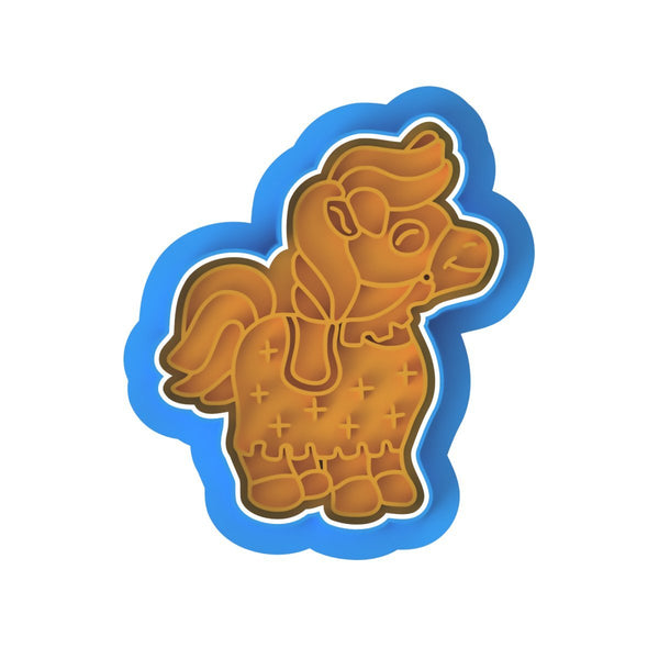 Horse Medieval V1 Cutter and stamp - Chickadee