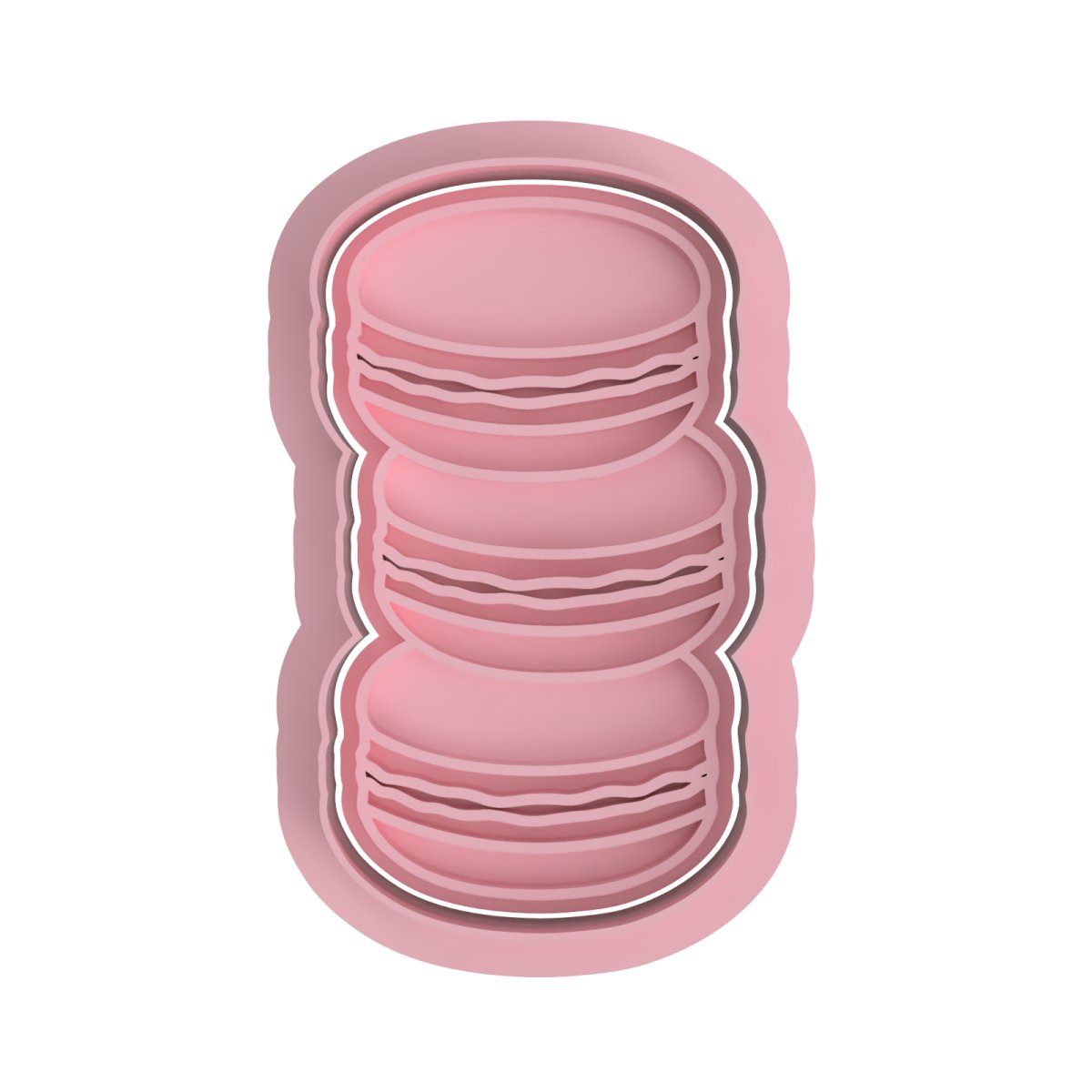 Macarons Cutter and stamp - Chickadee